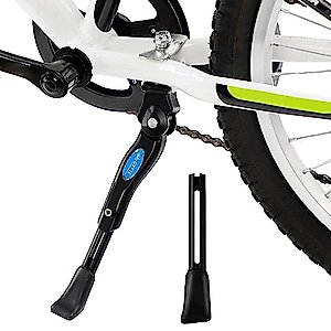 Cyfie Bike Kickstand for 16 18 20 inch Wheel, Adjustable Center Mount Bicycle Kickstand for Kids Bike Aluminum Alloy Children's Kick Stand for 16 18 inch Wheel with 20 22 Inch Sub-Rod