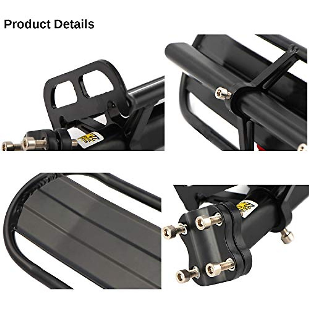 ThreeH Retractable Bike Luggage Cargo Rack Aluminum Alloy Bicycle Pannier Bag Holder Easy to Install BK41