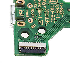 USB Charging Port Charger Socket Board Replacement with Flex Cable JDS-030 Compatible With PS4 Controller Electrical Accessories