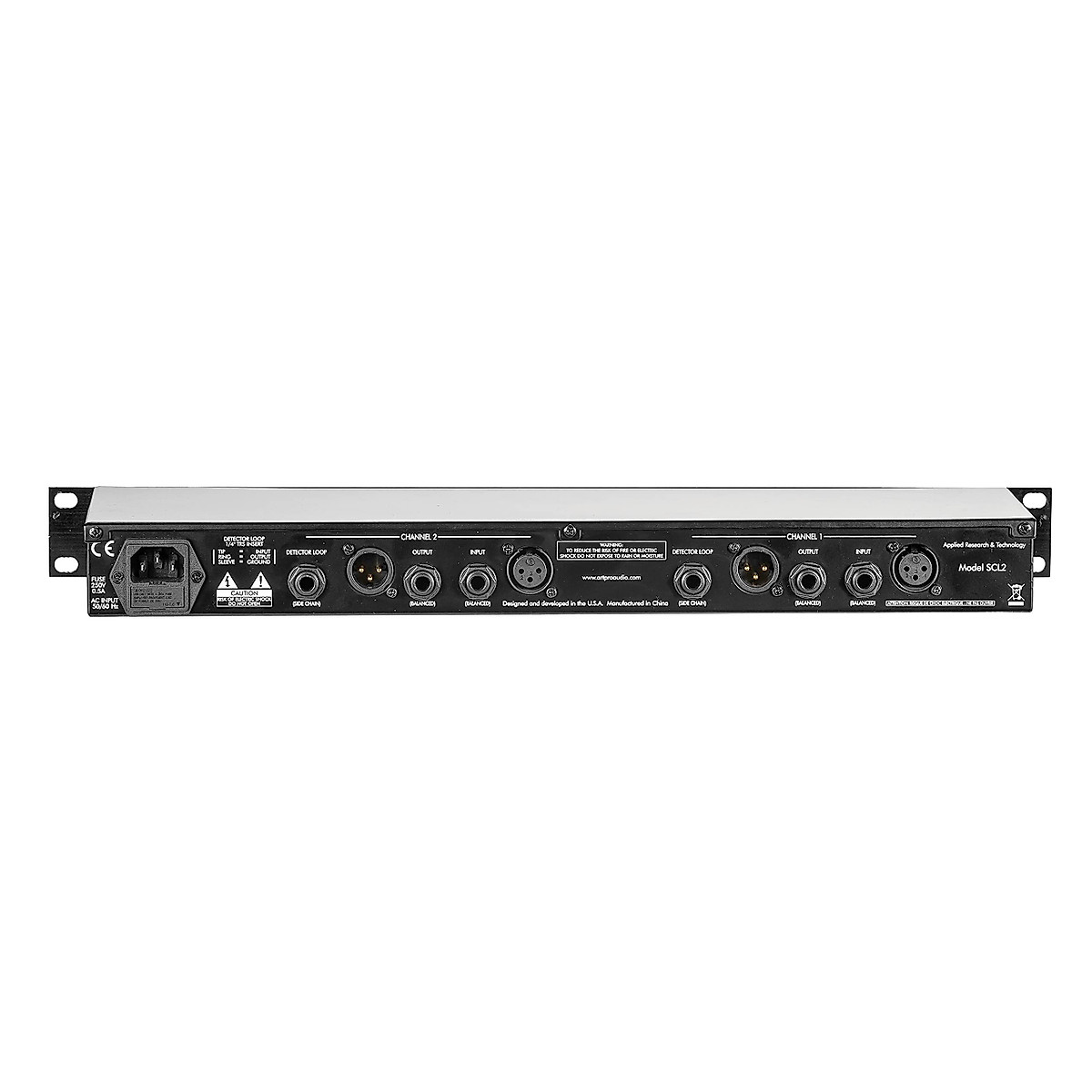 ART SCL2 Dual/Stereo Compressor/Limiter Expander/Gate, Black (SCL-2)