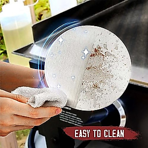 FANGSUN Smashed Burger Press, Burger Smasher for Griddle, Heavy-duty Stainless Steel Hamburger Press with Heat-resistant Handle, Non Stick Bacon Press, 6-Inch Grill Meat Press, Griddle Accessories Kit