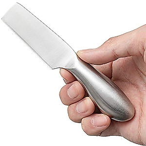 Enwinner 4 pcs Cheese Silcer Stainless Steel Buffet Colander Serving Cutter Fork Knife (Stainless Steel)