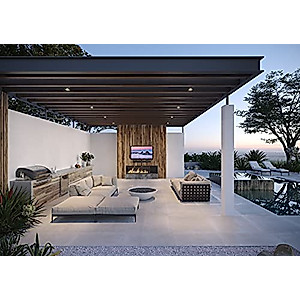 Furrion Aurora - Partial Sun Series 43-Inch Weatherproof 4K Ultra-High Definition LED Outdoor Television with Auto-Brightness Control for Outdoor Entertainment - FDUP43CBR