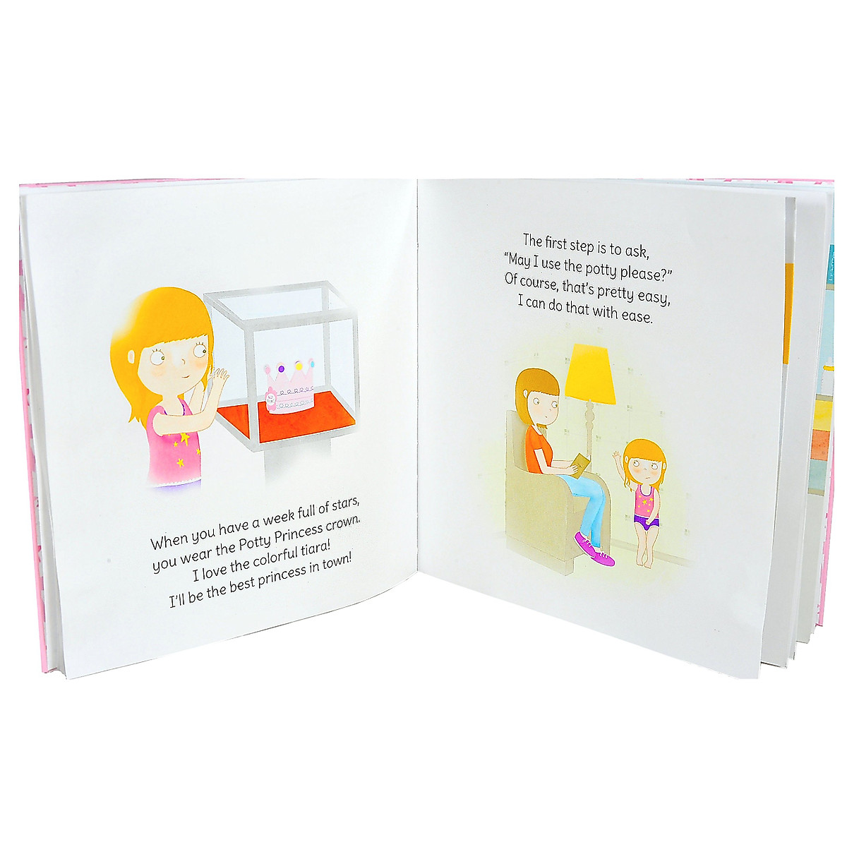 Tickle & Main Princess Potty Training Gift Set with Book, Potty Chart, Star Magnets, and Reward Crown for Toddler Girls