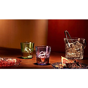 SCANDINOVIA - 13 oz Unbreakable Premium Drinking Glasses - Set of 6 - Tritan Plastic Tumbler Cups Reusable - Perfect for Gifts - BPA Free - Dishwasher Safe - Stackable