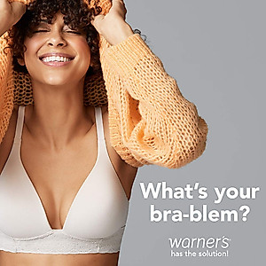 Warner's Women's Cloud 9 Super Soft Underwire Lightly Lined T-Shirt Bra RB1691A, Toasted Almond, 38D