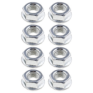 Create idea 8Pcs 5/16'' Bicycle Wheel Axle Track Nuts for Vintage/Traditional Children's Bike Front Wheels Road Bike Mountain Bike and Fixed Gear Bike Wheels Accessories Alloy