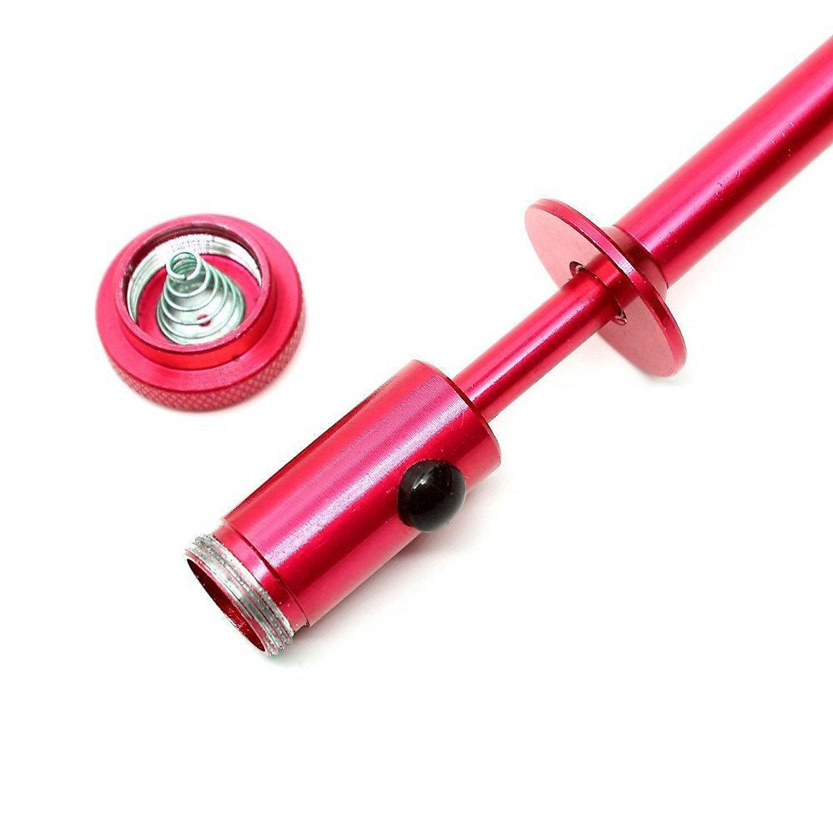 24.4 in Claw Grabber Tool,Bendable Hose Reacher Pickup with LED Light,4 Claw Picking Tool for Garbage Litter Pick Home Sink Drain and Metal small items.