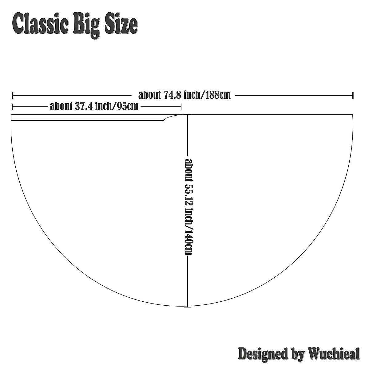 Wuchieal Porphetic Praise Dance Worship Flex Flags, radius 55&quot; x 74&quot; semicircle Dance Ministry Streamer (6#WHITE-BLUE-BLUE)