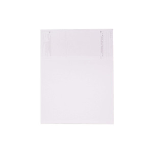 CheckOMatic Computer Check Paper - 100 Pack - Top Blank Stock Checks - Security Features & Laser Printer Compatible - Blue Diamond