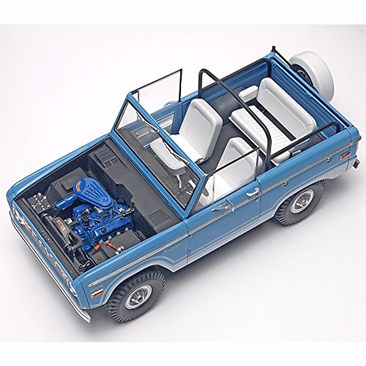 Revell 85-4320 Ford Bronco Truck Kit 1:25 Scale 122-Piece Skill Level 5 Plastic Model Building Kit, Blue