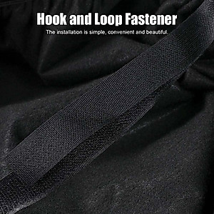 YOUNICE Universal Motorcycle Seat Cover PU Leather Waterproof Breathable 3D Mesh Cushion Cover Protector Rainproof Motorbike Seat Pad Cover for Outdoor (Leather, XL(86 * 53CM/33.9 * 20.87IN))