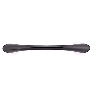 Richelieu Hardware BP6501790 Charleston Collection 3 3/4-inch (96 mm) Center-to-Center Black Modern Arched Cabinet and Drawer Pull Handle for Kitchen, Bathroom, and Furniture
