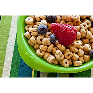 Preserve Everyday 16 Ounce Recycled Plastic Bowls, Set of 4, Apple Green