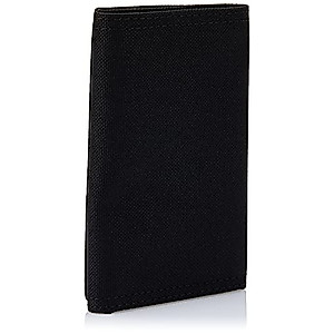 Timberland mens Trifold Nylon Wallet, Black, One Size