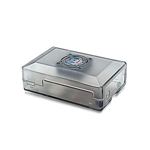LoveRPi Active Cooling Media Center PC Case with Fan for Raspberry Pi 3, Libre Computer Board, ASUS Tinker Board (Translucent)