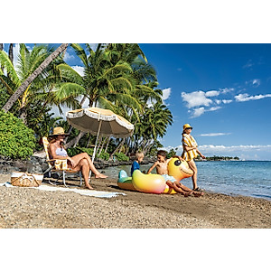 INTEX Baby Duck Inflatable Pool Float: Animal Pool Toy for Kids – 2 Heavy-Duty Handles – 220lb Max Weight Capacity – 63" x 46.5" – for Ages 3+