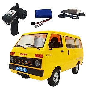 The perseids Remote Control Car WPL D42 RTR RC Drift Cars, 1/10 Full Scale RC Rock Crawler 2.4Ghz Offroad RC Truck and Trailer All Terrain Car RC Racing Climb Vehicle High Speed Van Car