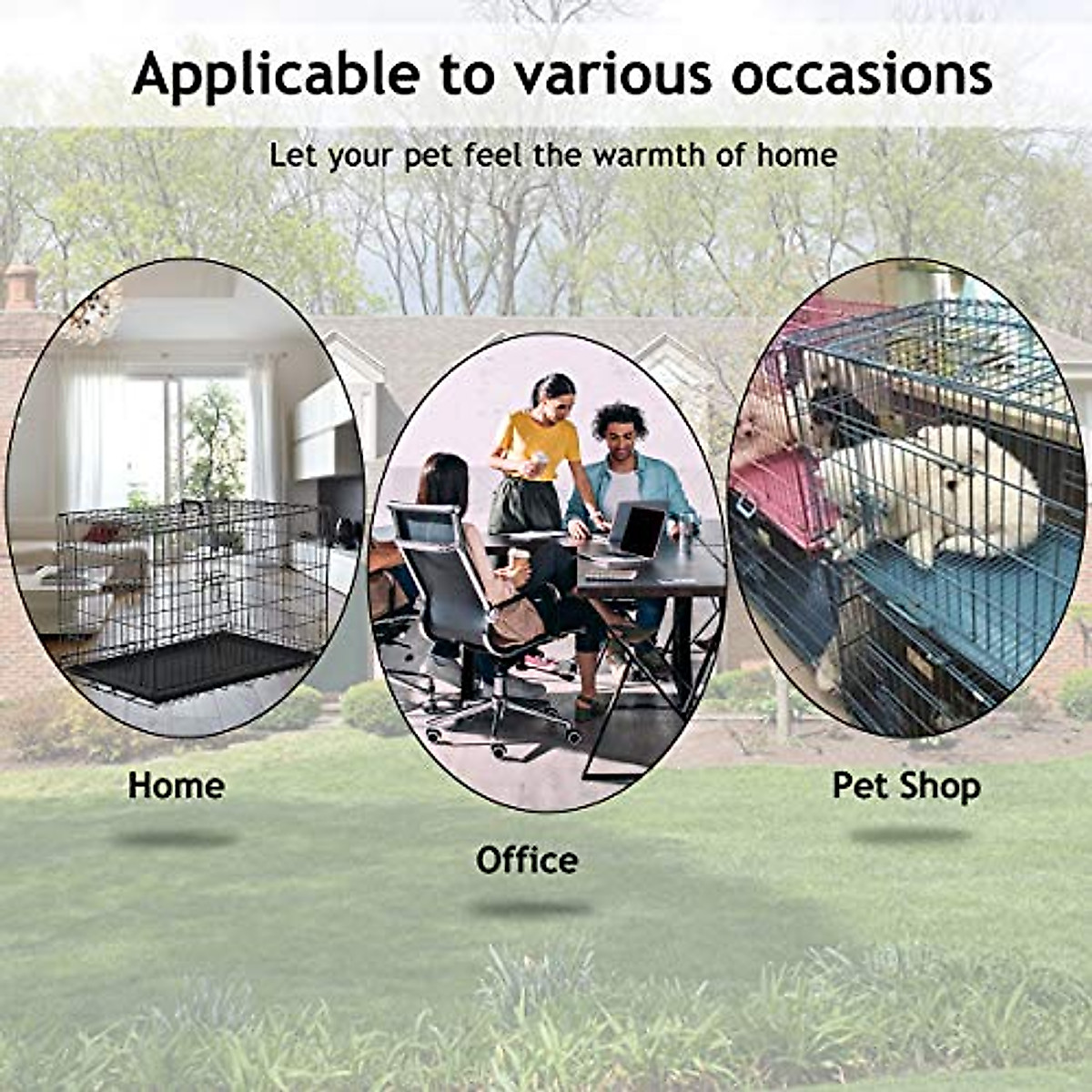 48 inch Dog Cage Large XXL Dog Crates for Large Dogs Folding Dog ...