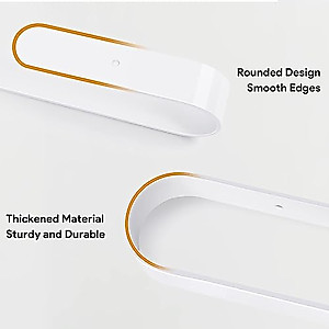 Towel Racks, Towel Rackstylish Bathroom Towel Rail Wall Mounted Towel Rack 1 Tier Bath Towel Rack 2 Installation Methods Aluminum Towel Rail Towel Rack/Real for Bathroom/White/50Cm