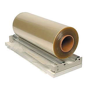 12" Polyolefin Centerfold Shrink Film Standard, Excellent Clarity High Gloss, 4375 ft x 60 Gauge Thick, 1 Roll