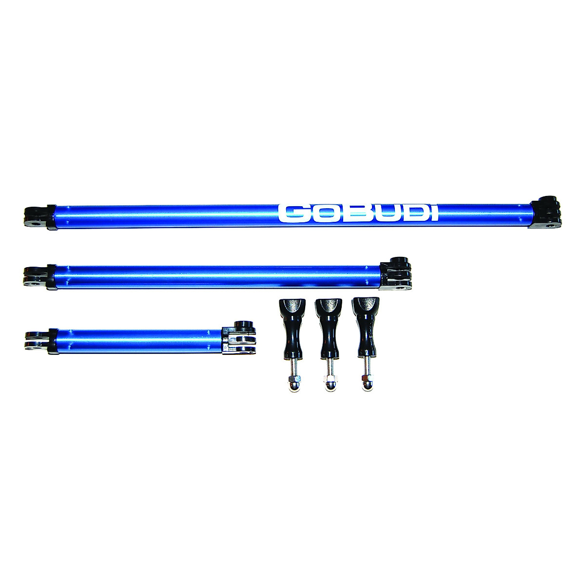 GoBUDi Extension Pole Set Compatible with All GoPro Hero Cameras, Includes Bolts (3 Fixed Set)