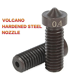 3D Printer Accessories V6 Hardened Steel 0.4/1.75mm High Temperature Filament J-Head 3D Printer Parts 3D Printer Controllers ( Size : 0.4-1.75 3pcs )