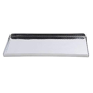 American Metalcraft HMST12 Hammered Tray with Sides, Stainless Steel, 1/2" H, 8-1/4" W, 12" L