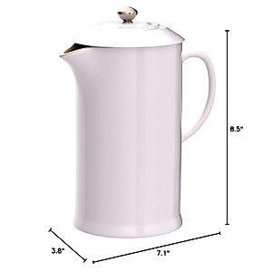 Le Creuset Stoneware French Press, 34 oz., Shallot