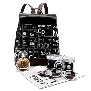VBFOFBV Travel Backpack, Laptop Backpack for Women Men, Fashion Backpack, Blackboard Periodic Table of Chemical Elements