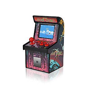 Retro Arcade Video Game Cabinet IWAWA Mini Table-style Build-in 220 Games Portable Handheld Gaming System Console Machine for Kids 5-10 [video game]