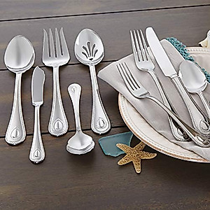 Lenox 829739 French Perle Flatware Set, 11.30 LB, 65-Piece