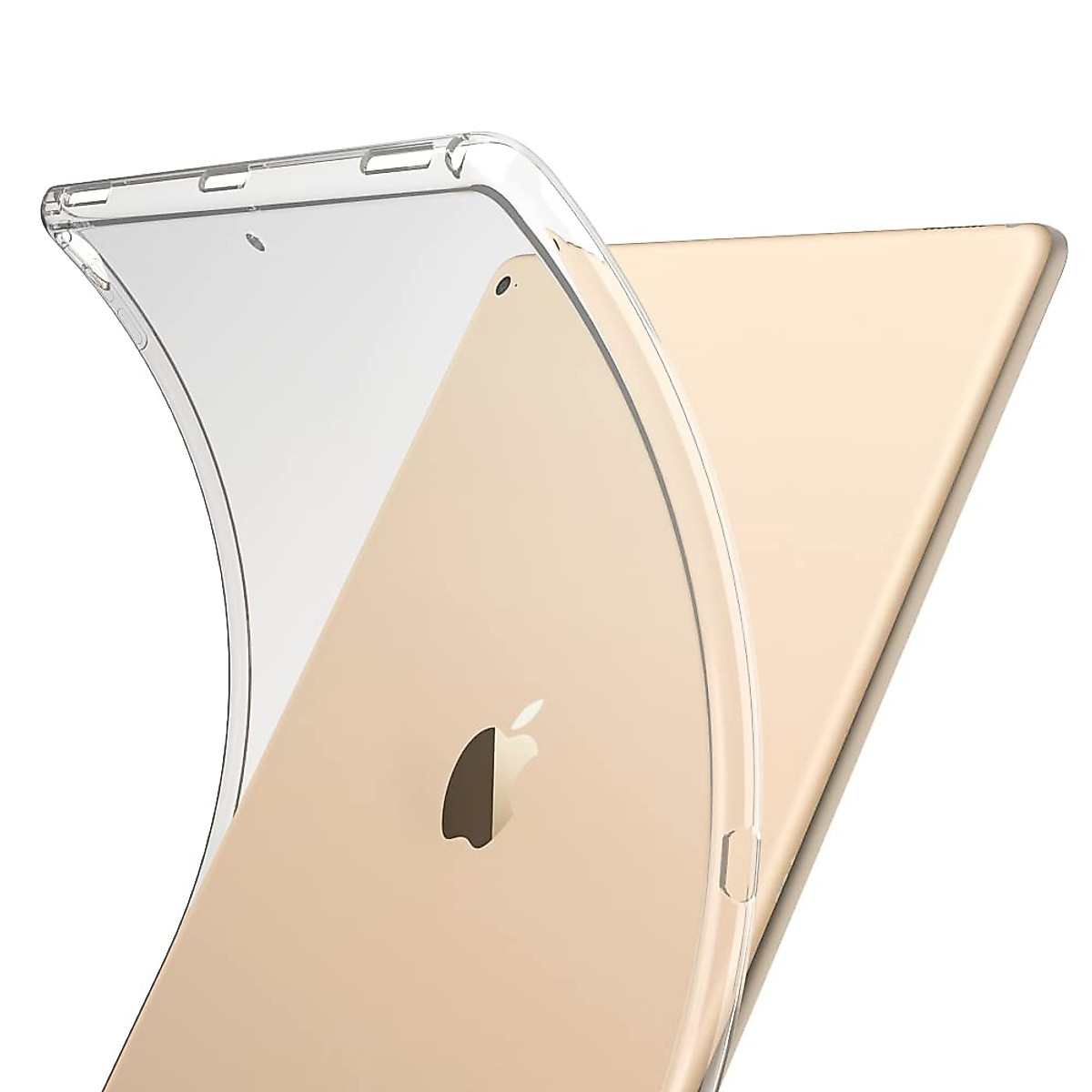 Puxicu Clear Case for iPad Pro 12.9 inch 2017/2015, Slim Design Flexible Soft TPU Protective Cover for iPad Pro 12.9"(1st and 2nd Generation, 2015 and 2017 Model) Tablet, Transparent