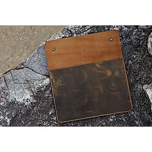 Vintage retro leather new 2023 macbook pro 13 14 15 16 inch sleeve case / 2023 macbook air 15 13 leather bag cover MAC05SF-B