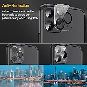 sorlnern [2+2 Pack] iPhone 11 Pro Privacy Screen Protectors with Camera Lens Protectors, Anti-Spy 9H Tempered Glass Film Screen Protectors for iPhone 11 Pro (5.8), Case Friendly, Bubble Free
