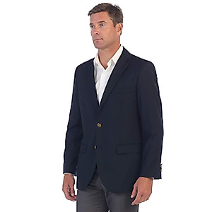 Gioberti Mens Formal Navy Blazer Jacket, Size 38 Regular