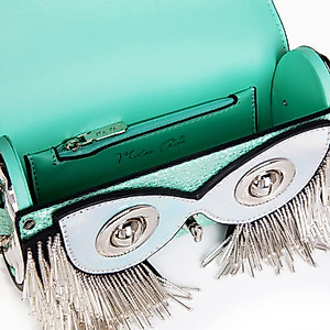 Designer Purse Owl Glitter Purse Beaded Fringe Crossbody Bags for Women Chain Shoulder Bag MC-1028GN