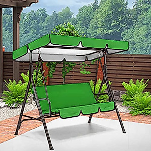 VEFSU Swing Canopy Cover Rainproof Oxfords Cloth Garden Patio Outdoor Rainproof Swing Canopy Sofa Covers for Blended