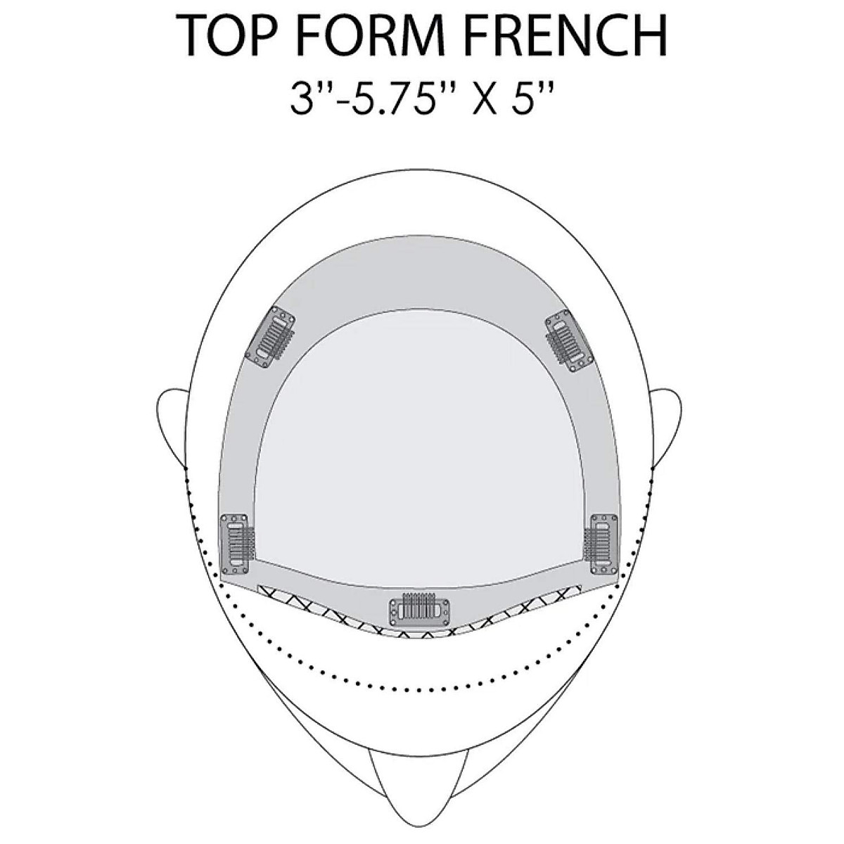 Bundle - 4 Items: 12" Top Form French Exclusive Colors Remy Human Hair Topper by Jon Renau, Christy's Wigs Q & A Booklet, BeautiMark Hydra Shampoo & Hydra Conditioner - Color: 8RN