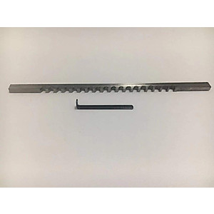 WSF-TOOLS, Keyway Broach with Shim High Speed Steel Broaching Tools 3mm A Push-Type Keyway Broach Metric Sized Cutting Machine Tool