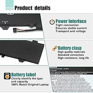 BOWEIRUI L19C3PF3 Battery Replacement for IdeaPad 5-14IIL05 5-14ARE05
