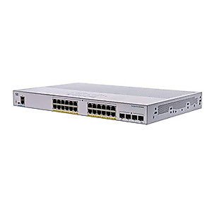 Cisco Business CBS350-24P-4X Managed Switch | 24 Port GE | PoE | 4x10G SFP+ | Limited Lifetime Protection (CBS350-24P-4X)