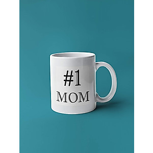#1 Mom Coffee Mug | Worlds Best Mother Mug | Great Gift Idea for Mom Birthday Mothers Day etc | CM1046
