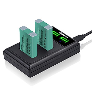Hisewen NB-13L Battery 2 Pack and Dual USB Charger for Canon PowerShot G7 X Mark II, G7 X, G1 X Mark III, G5 X, G9 X, G9 X Mark II, SX620 HS, SX720 HS, SX730 HS, SX740 HS
