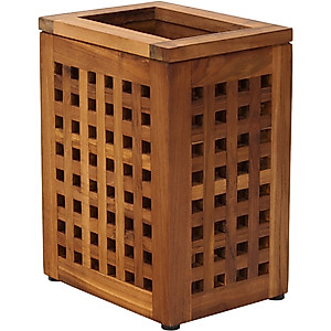 AquaTeak Grate Waste Basket