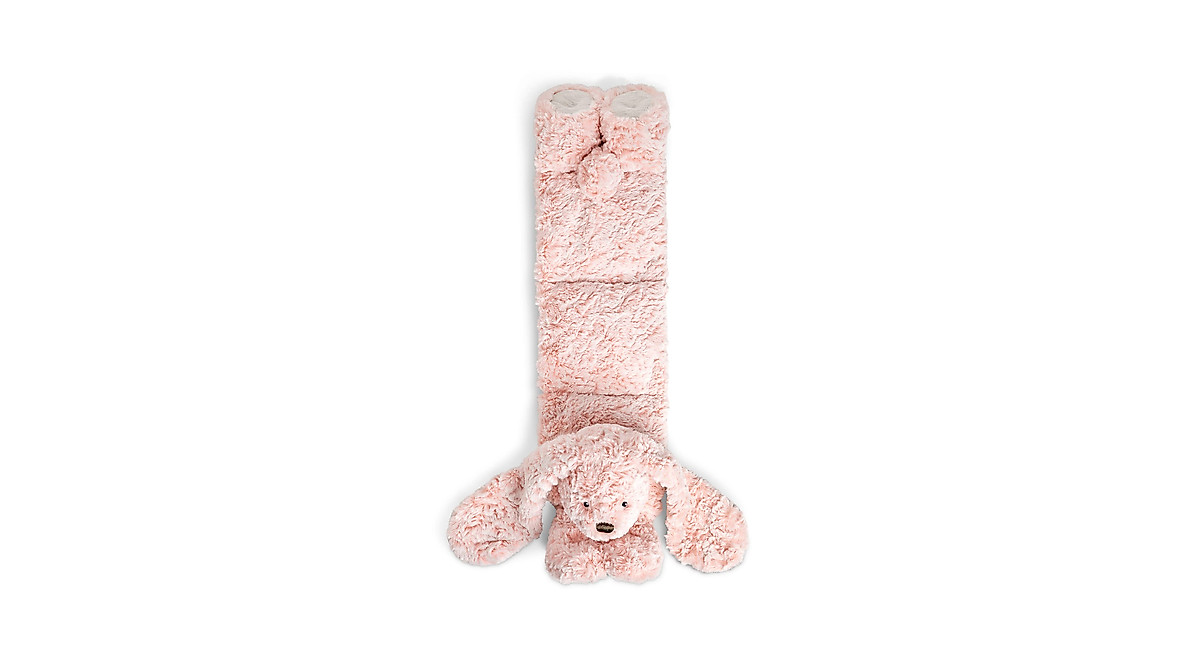 DEMDACO Heartful Hugs Pink Weighted Bunny Plush Neck Wrap