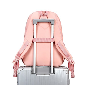 Bluboon Kids School Backpacks for Girls Elementary Bookbags Middle School bags Travel Rucksack Casual Daypack with Crossbaby Bag Messenger Bags