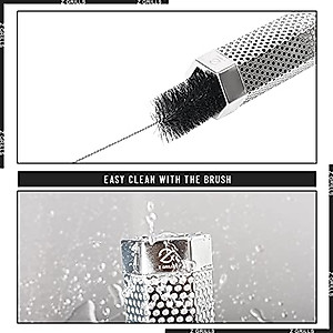 Z GRILLS Pellet Smoker Tube with 2 Hooks and Brush, 12" BBQ Billowing Smoke Mesh Stainless Steel for Cold/Hot Smoking