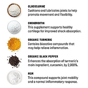 Glucosamine for Dogs Soft Chews 120 ct - Hip and Joint Supplement for Dogs with Chondroitin, Turmeric & MSM - Dog Joint Supplement + Vitamin E for Small, Large Breed & Senior Dogs Mobility Support