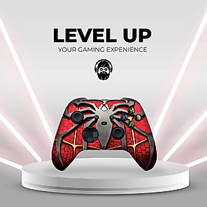 Spider-Man Red Custom X-Box Controller Wireless Compatible with X-Box One/X-Box Series X/S by DreamController | Proudly Customized in USA with Permanent Hydro-DIP Printing (NOT JUST A Skin)
